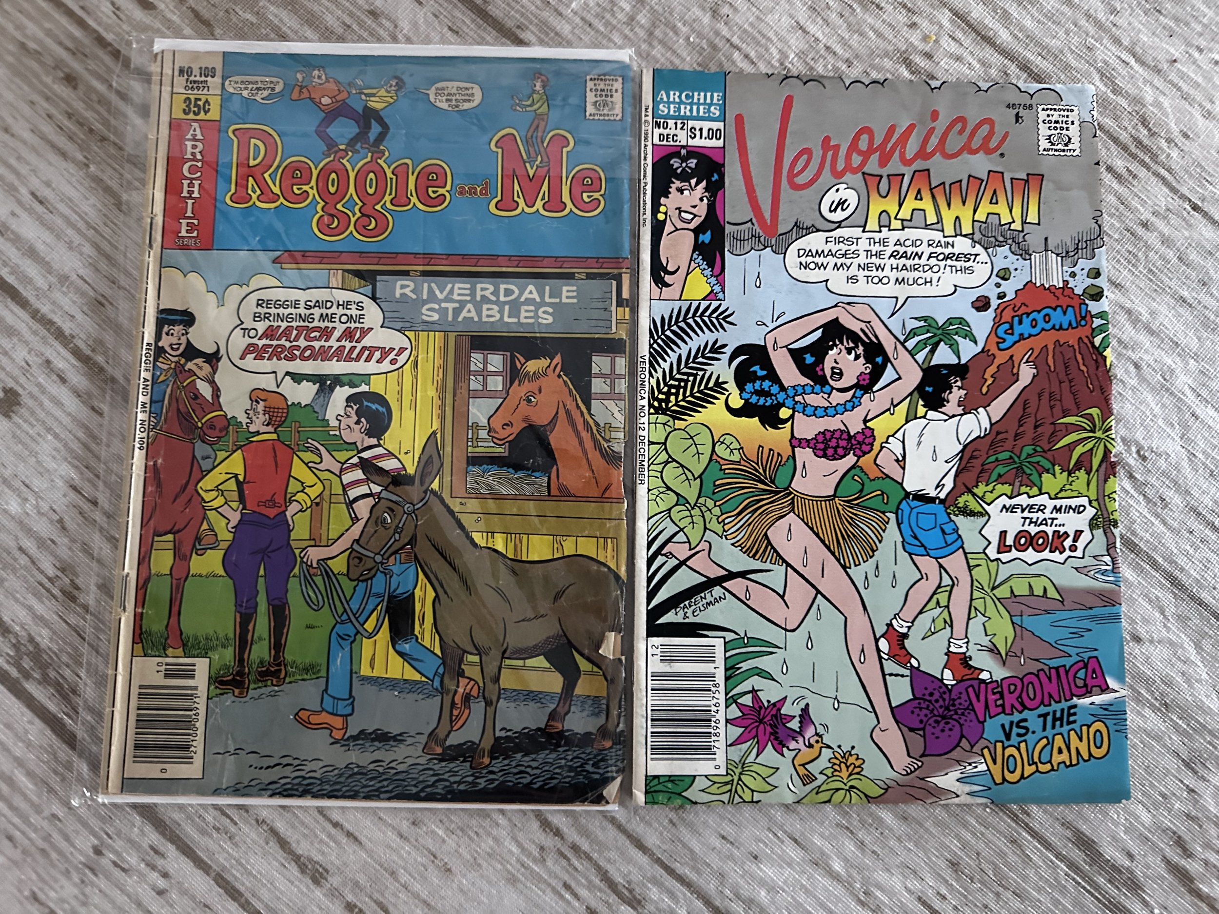 REGGIE and ME #109 & Veronica #12 (1990) SEE PICS | Comic Books ...