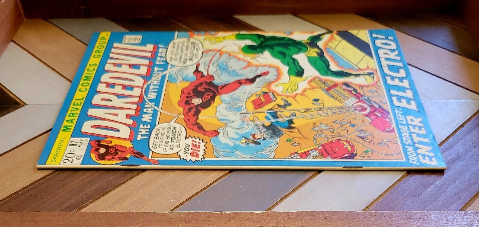DAREDEVIL #87 VG/FN (Marvel 1972) featuring Black Widow & Electro ...
