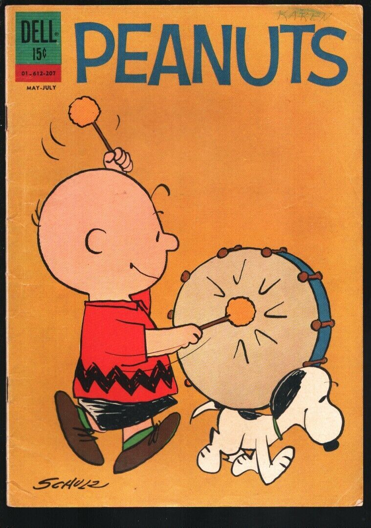 Peanuts-#13 1962-Dell-Charles Schulz cover art-classic humor-VG | Comic ...