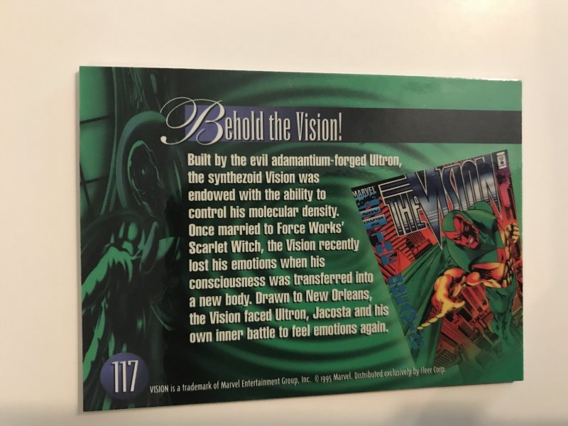 VISION #117 card : Marvel Annual 1995 Flair; NM/M; base, Avengers ...