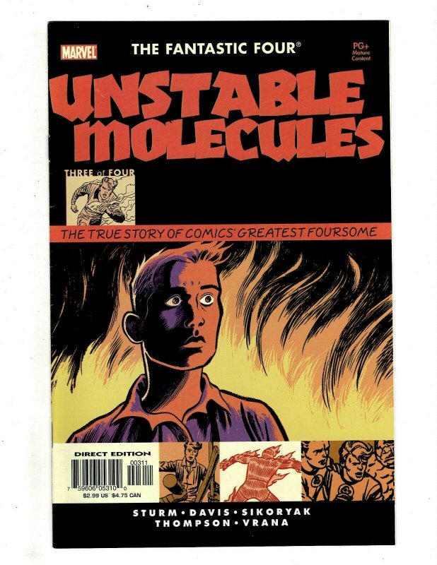 10 Marvel Comics Fantastic Four Unstable Molecules 1 2 3 4 Spiderman 2 ...