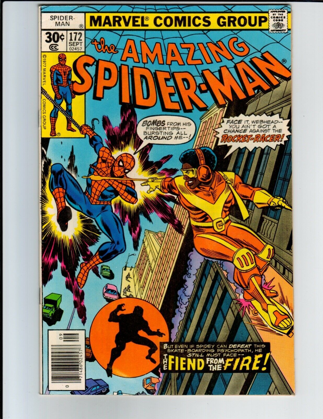 The Amazing Spider-Man #172 - First Appearance Of Rocket Racer. | Comic ...