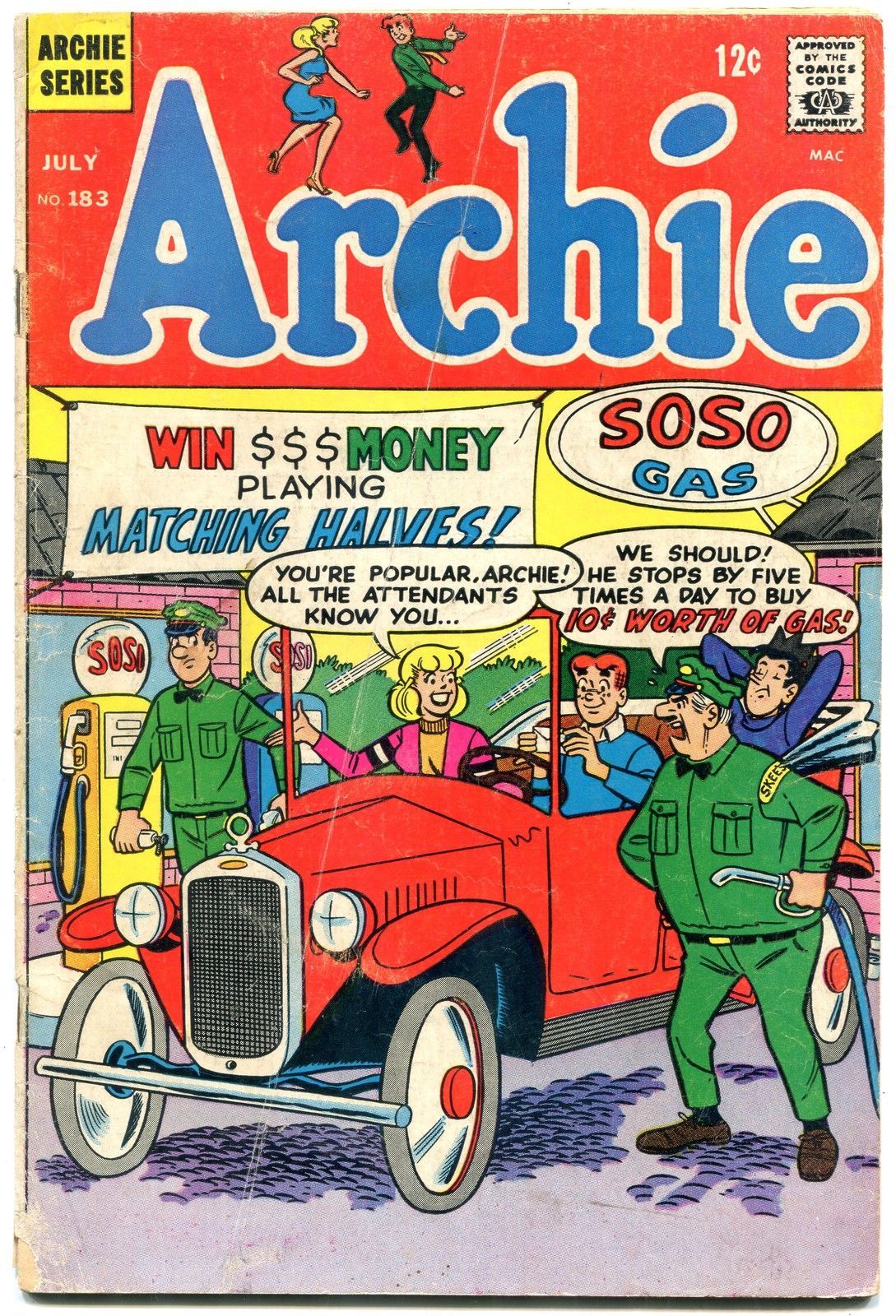 Archie Comics #183 1968- Silver Age-Betty & Veronica- vg | Comic Books ...