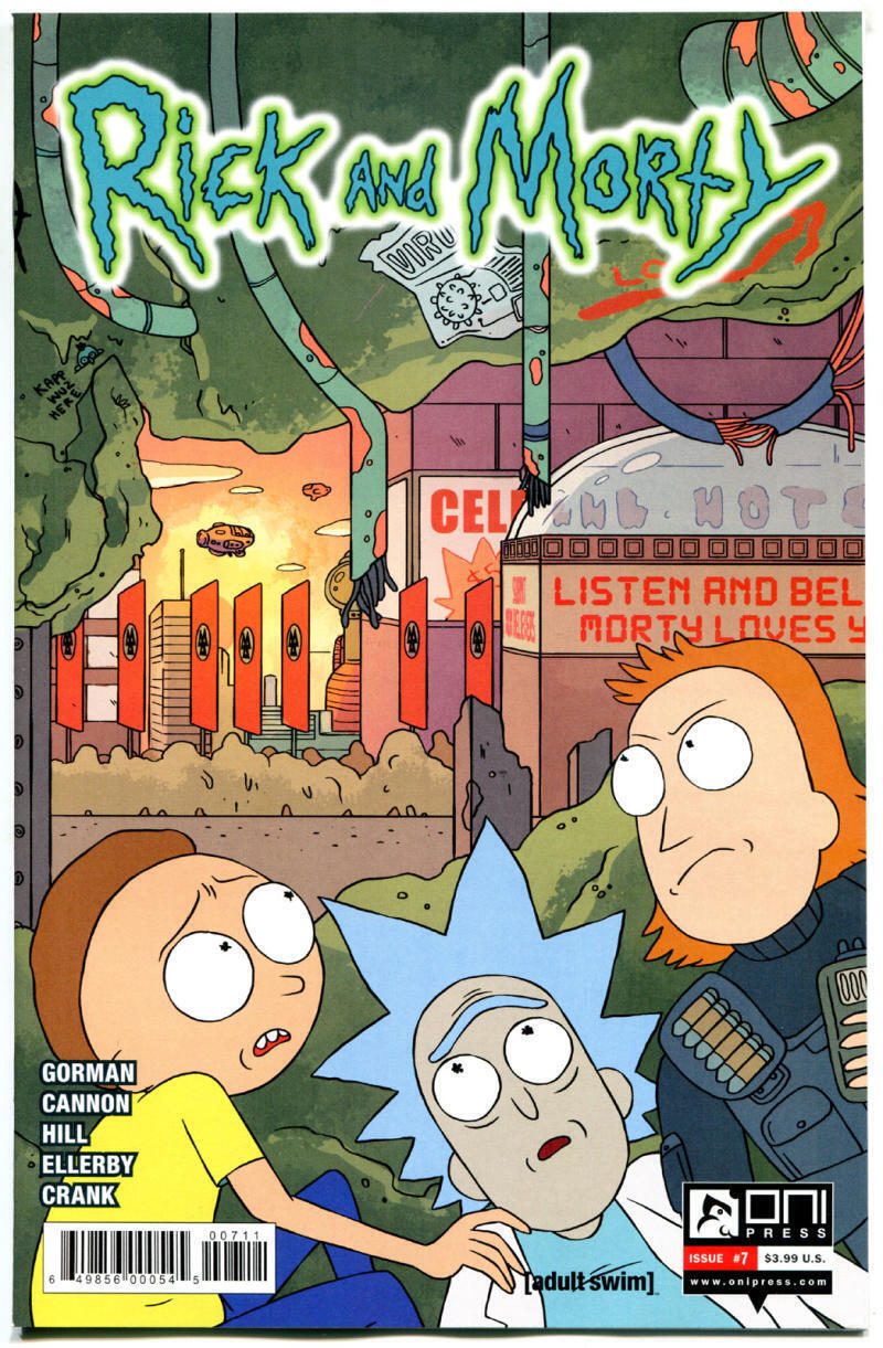 RICK and MORTY #7, 1st, NM, Grandpa, Oni Press, from Cartoon 2015, more ...