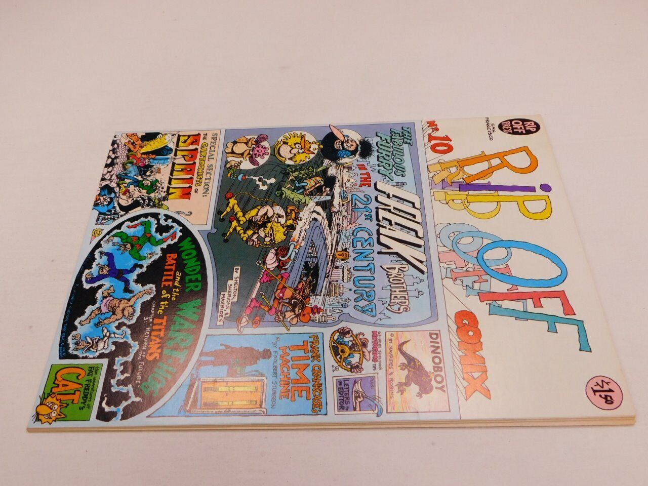 RIP OFF COMIX #10- 9.0 1st Print Freak Brothers Wonder Warthog ...