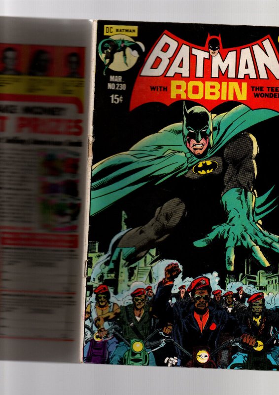 Batman #230 - Neal Adams Cover - 1971 - VG | Comic Books - Bronze Age ...