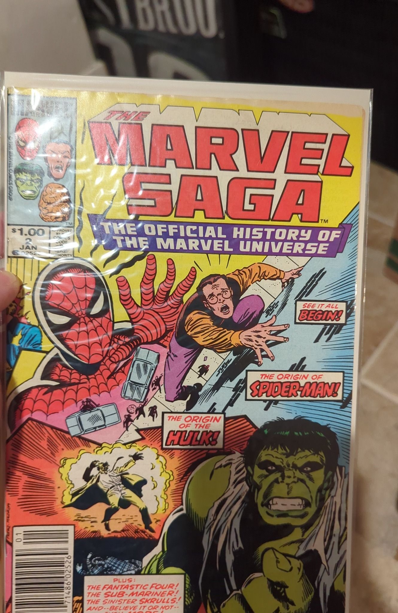 The Marvel Saga The Official History of the Marvel Universe #2 (1986 ...