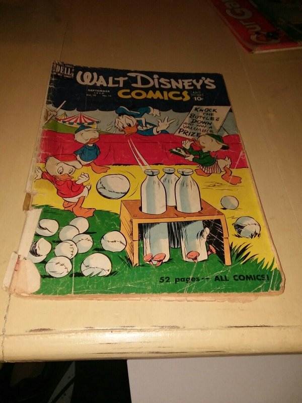 Walt Disneys Comics And Stories 120 Dell Publ 1950 Golden Age Donald