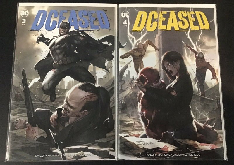 DCeased #1-6 Complete Inhyuk Lee Midtown Comics Exclusive Variant Cover ...