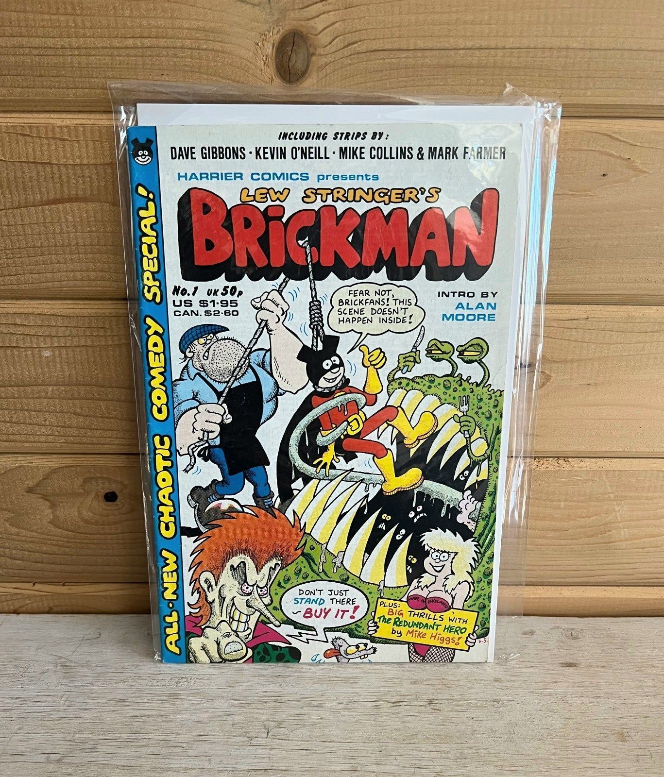 Harrier Comics Brickman Lew Stringer #1 Vintage 1986 | International ...
