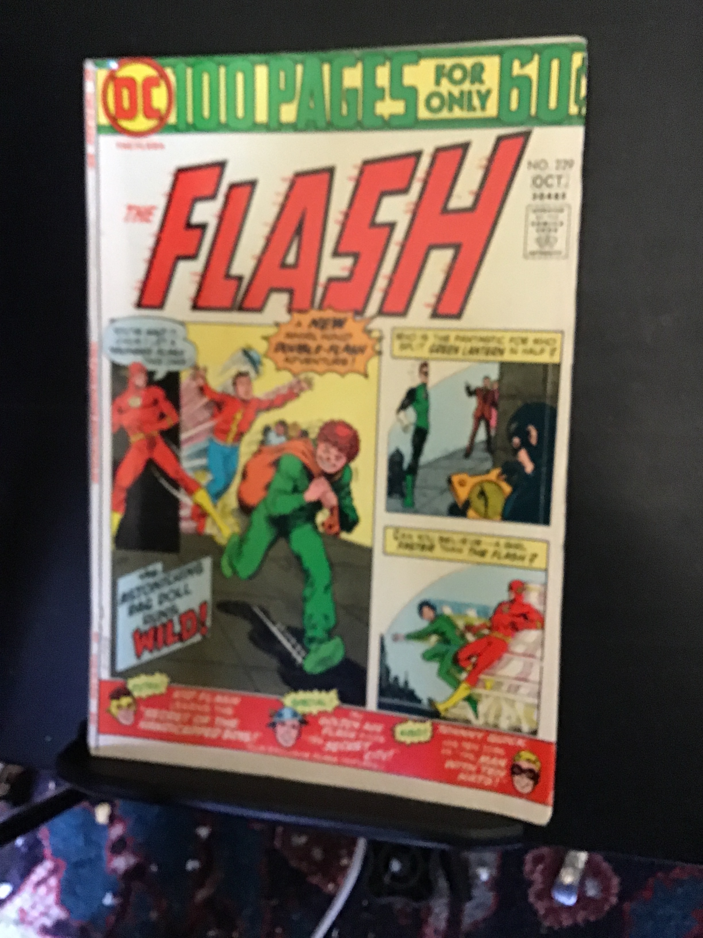 The Flash #229 (1974) giant size golden age, kid flash, Green Lantern ...