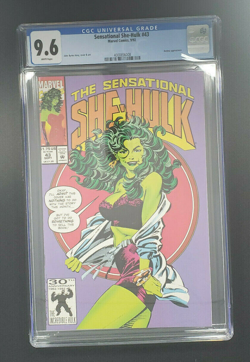 The Sensational She-Hulk #43 CGC 9.6 1992 | Comic Books - Modern Age ...