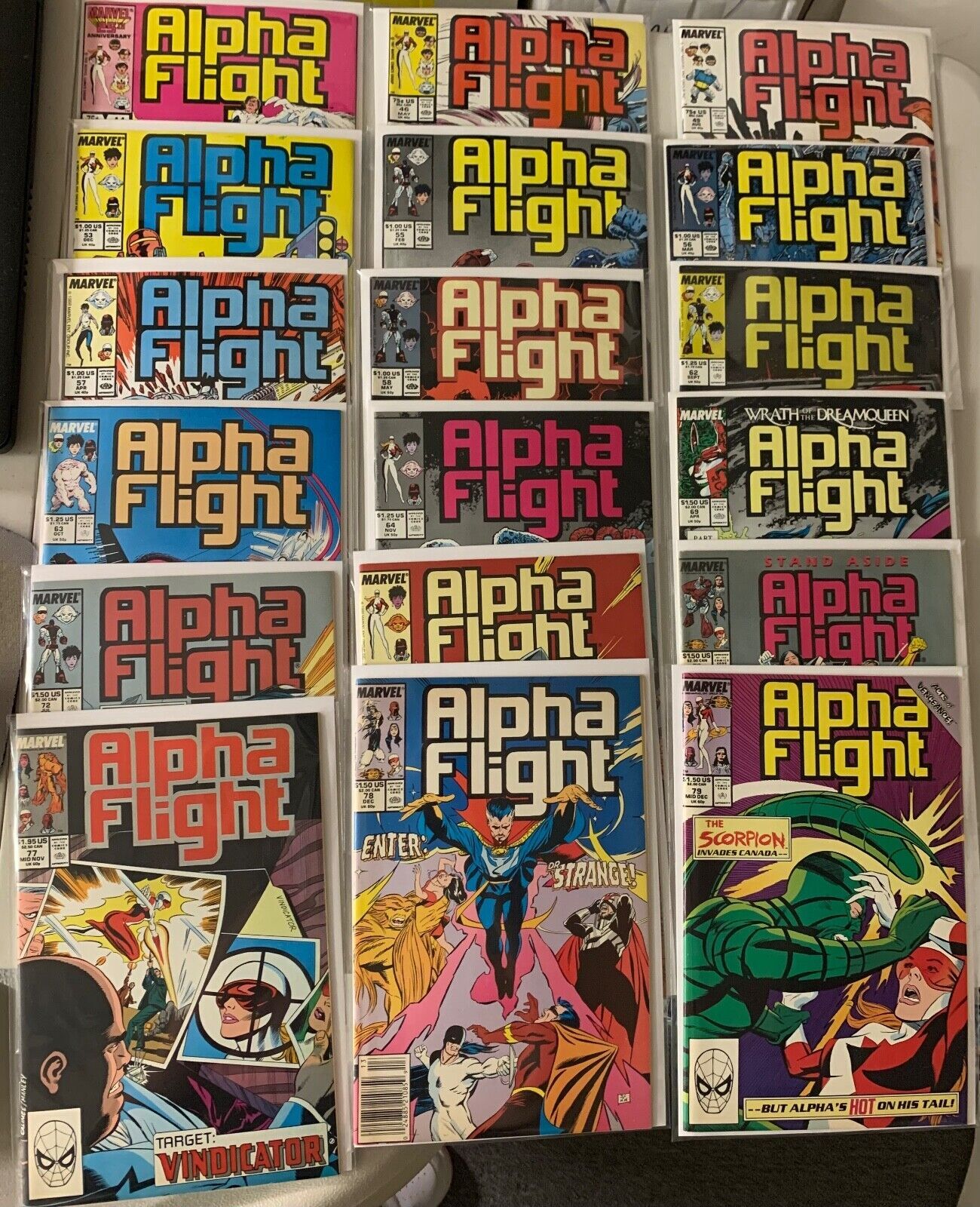 Custom comic lot X books, Alpha Flight, Teen Titans | Comic Books ...