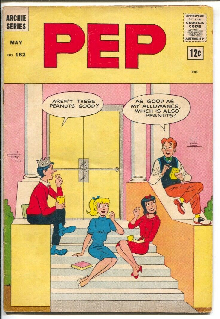 Pep Comics #162 1963- Archie- Betty & Veronica-Josie story-VG | Comic ...