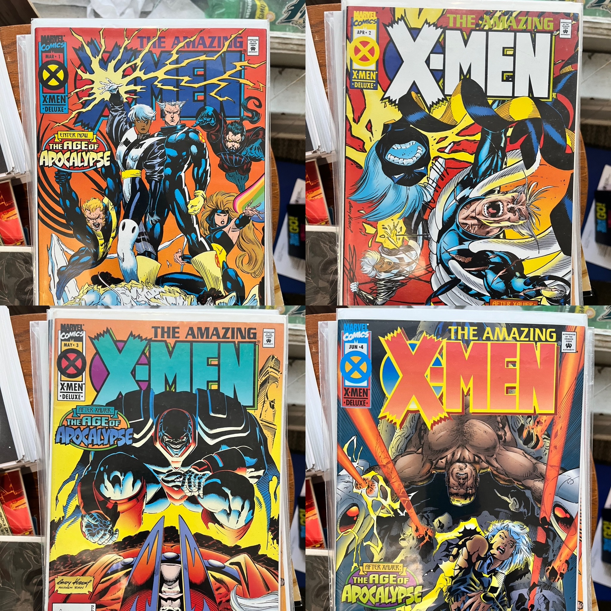 Lot of 4 Amazing X-Men #1 - 4 (1995) | Comic Books - Modern Age, Marvel ...