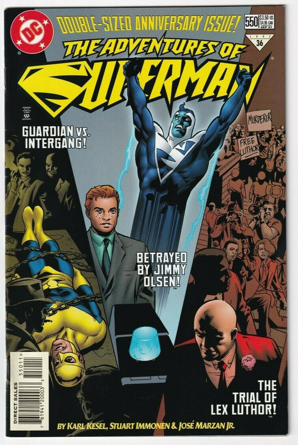 The Adventures Of Superman #550 September 1997 DC | Comic Books ...