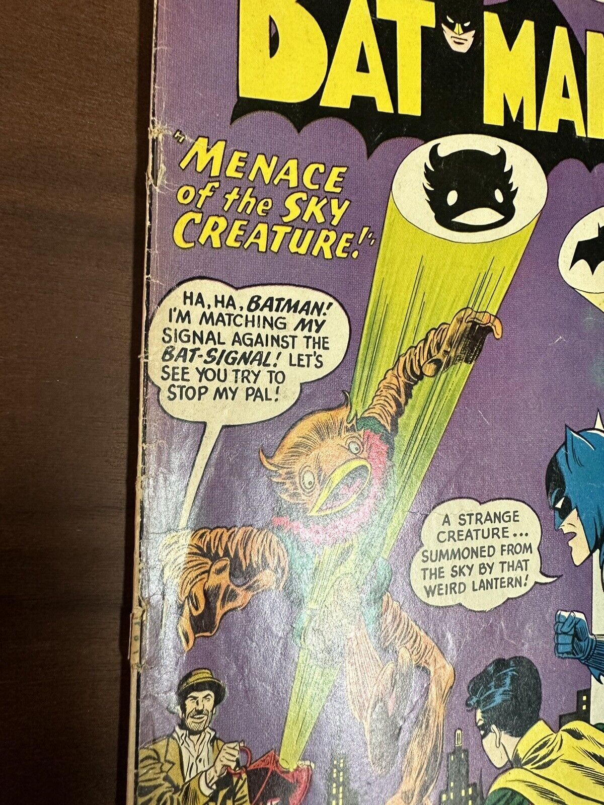 Batman #135 GD/VG “The Menace of The Sky Creature”(DC Comics 1960 ...