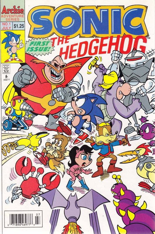 Sonic the Hedgehog #1 (Newsstand) FN ; Archie | Comic Books - Modern ...