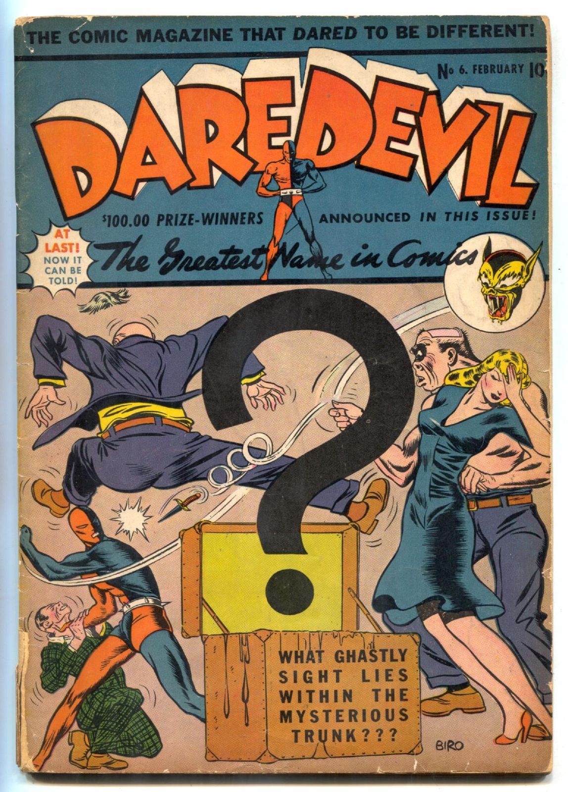 Daredevil Comics #7 1942- RARE Golden Age- PAT PATRIOT VG- | Comic ...