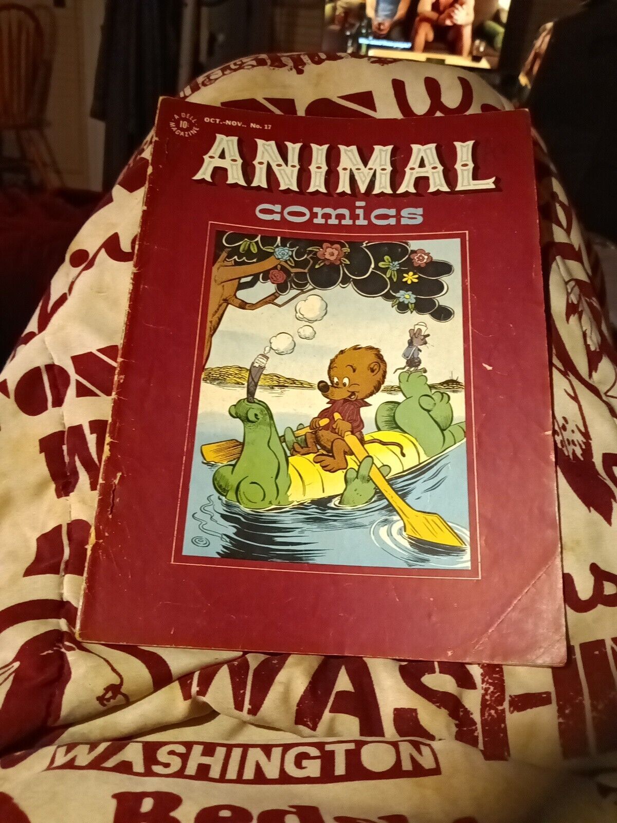 Animal Comics 17 Dell 1945 Pogo Possum Welt Kelly Art Cover Golden Age ...