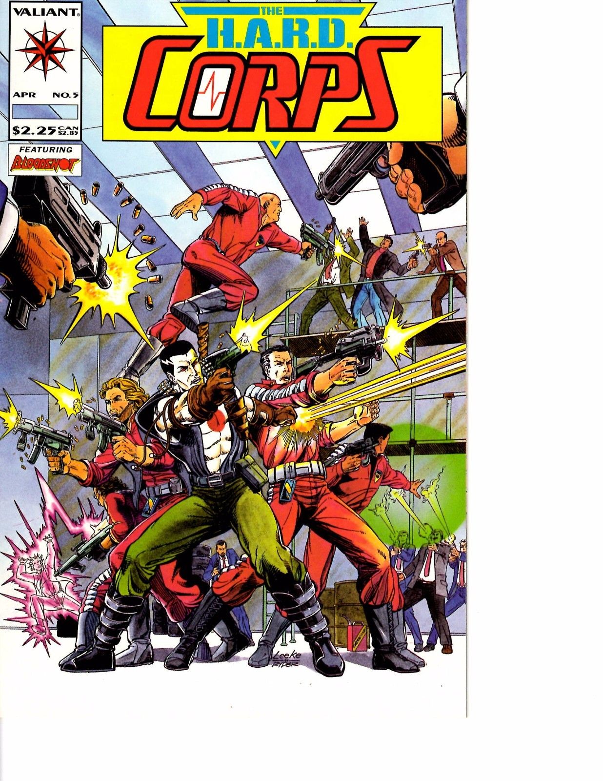 Lot Of 2 Valiant Comic Book Hard Corps #4 5 AH12 | Comic Books - Modern ...