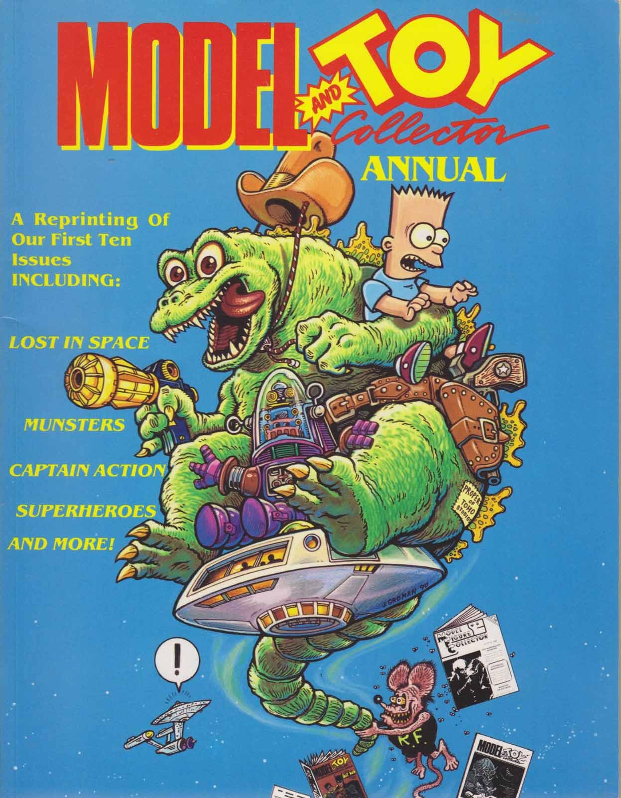 Model And Toy Collector Annual #1 VF ; Cap'n Penny | Rat Fink Godzilla ...
