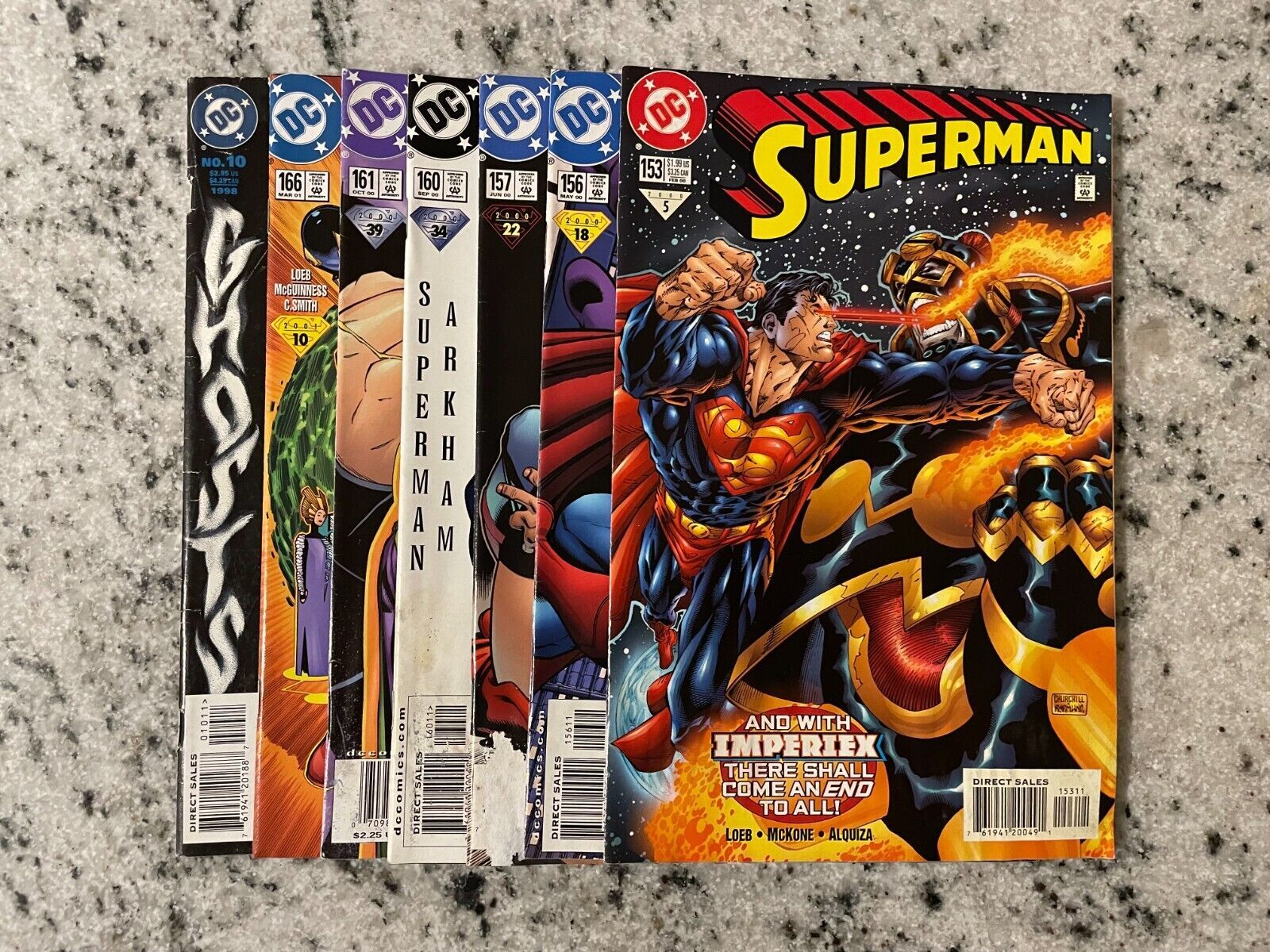 7 Superman DC Comic Books # 153 156 157 160 161 166 AN 10 Batman Flash ...