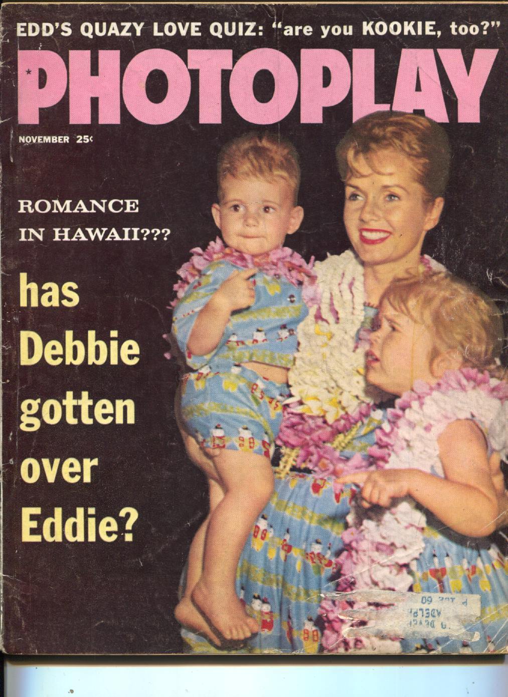 Photoplay-Debbie Reynolds-Steve McQueen-Elvis-Tuesday Weld-Nov-1959 ...
