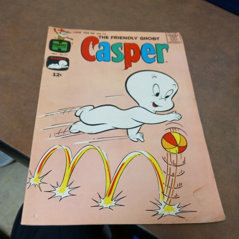 Casper The Friendly Ghost Seven Issues Silver Bronze Age Comics Lot Run ...