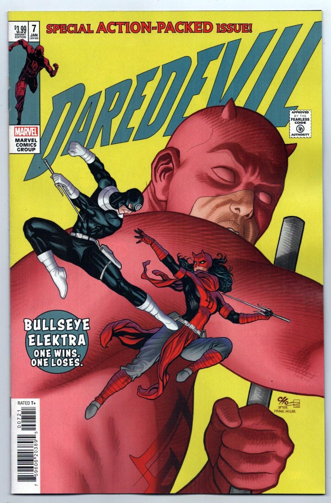 Daredevil #7 Frank Cho Classic Homage Variant (Marvel, 2023) NM | Comic ...