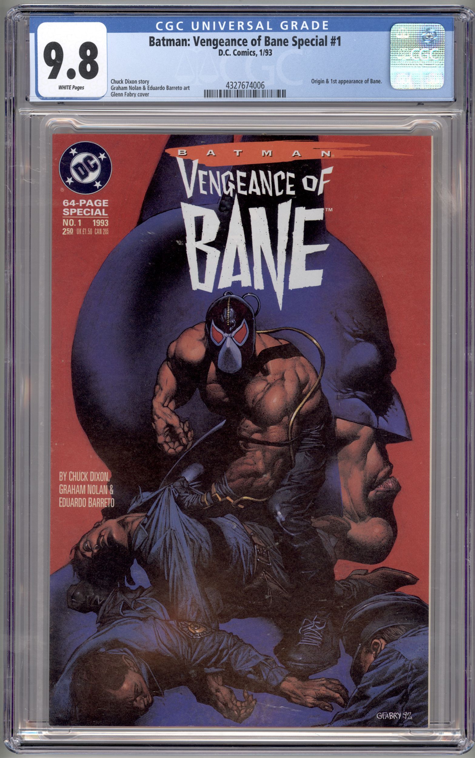 Batman: Vengeance of Bane #1 (1993) CGC 9.8 NM/M | Comic Books - Modern ...