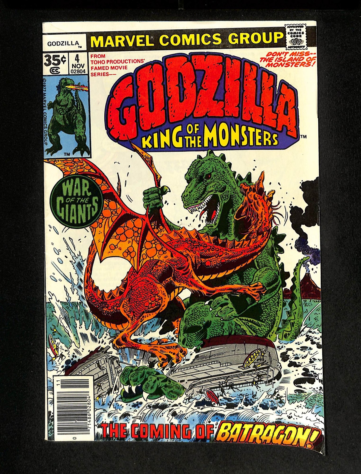 Godzilla #4 | Comic Books - Bronze Age, Marvel, Godzilla / HipComic