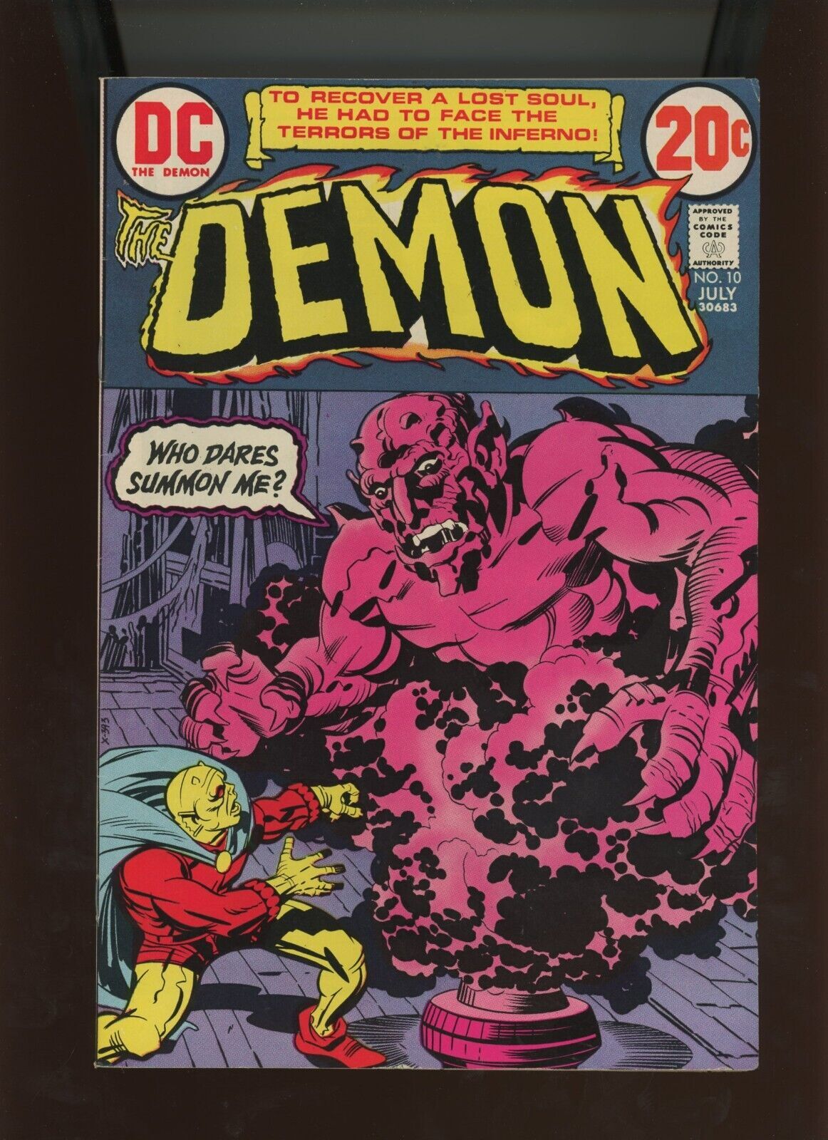 (1973) the Demon #10 - Bronze Age! Written and Drawn by Jack Kirby! (7. ...