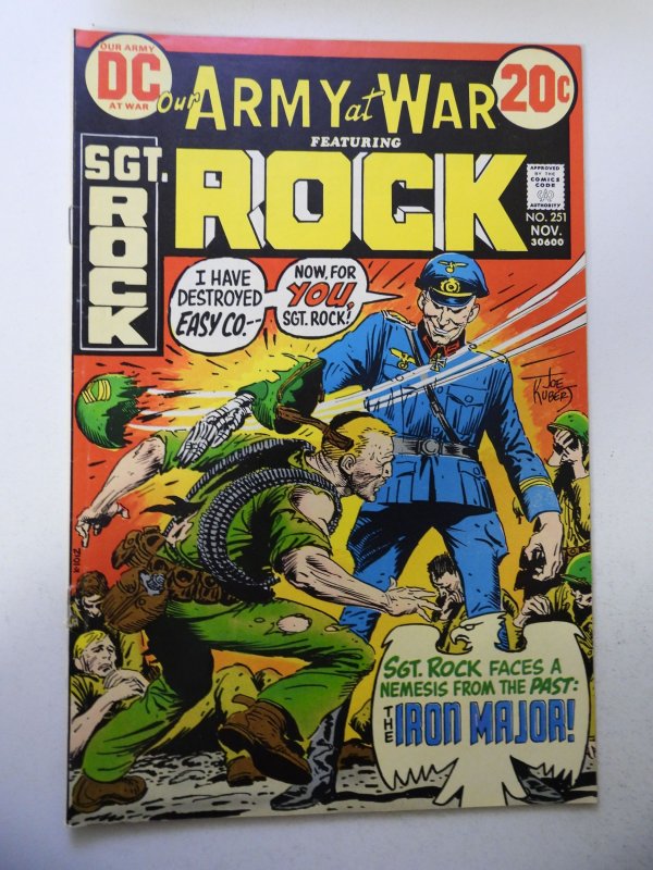 Our Army at War #251 (1972) FN+ Condition | Comic Books - Bronze Age ...
