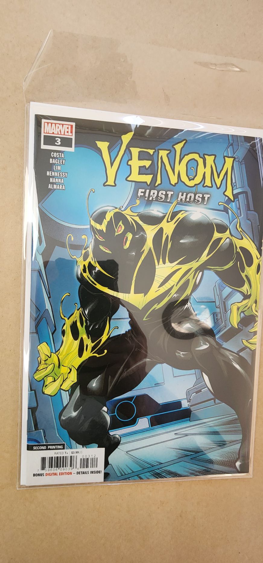 Venom: First Host #3 Second Print Cover (2018) | Comic Books - Modern ...