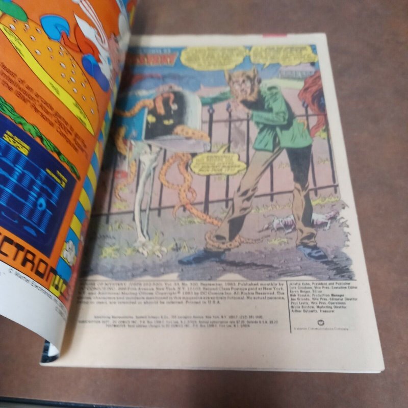 House of Mystery #320 DC Comics 1983 Horror bronze age scarce 2nd to ...