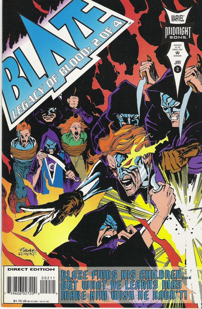 Blaze: Legacy of Blood #1-4 (1993) unread complete set Johnny Blaze ...