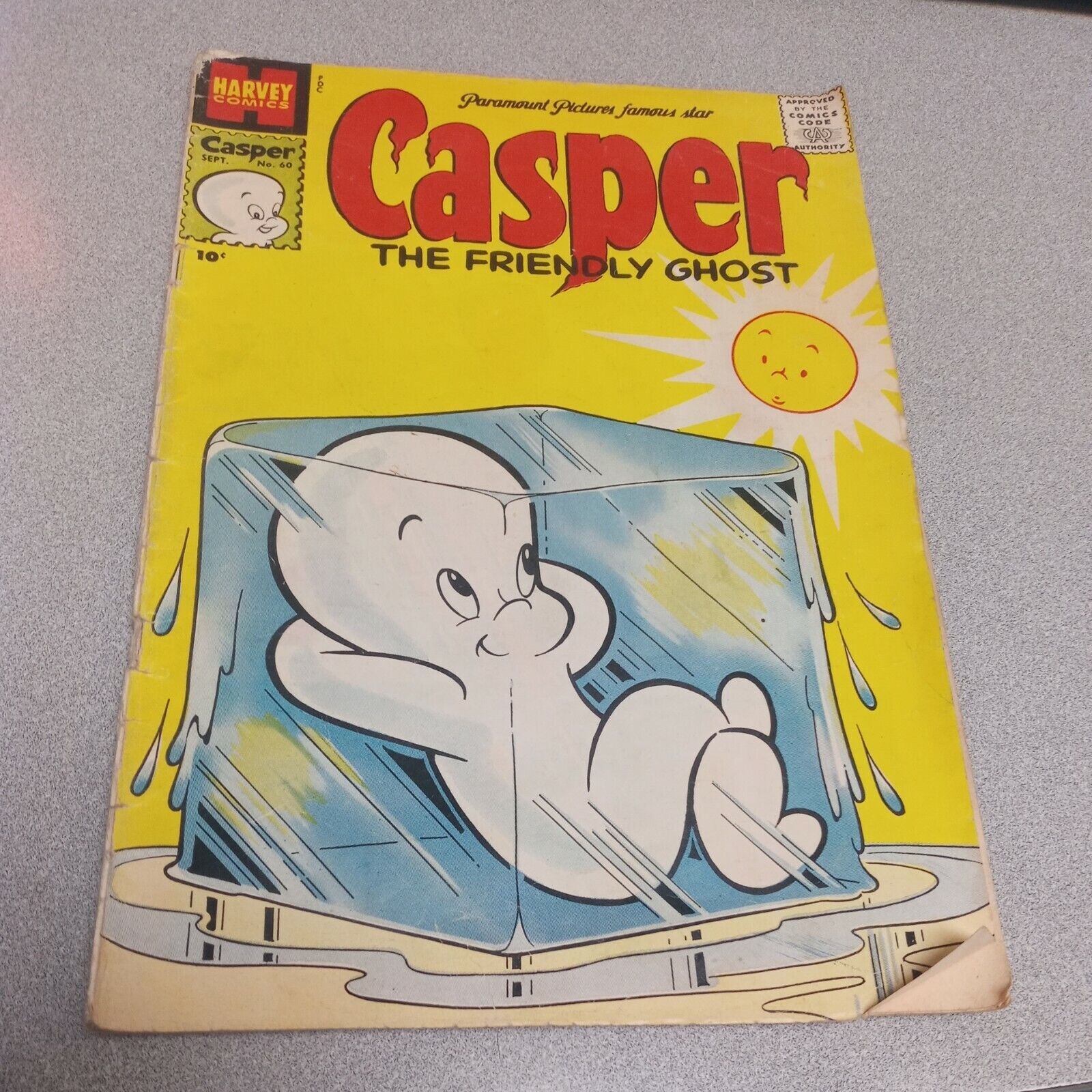 Casper The Friendly Ghost 60 Harvey Comics 1957 Silver Age Cartoon Hits ...
