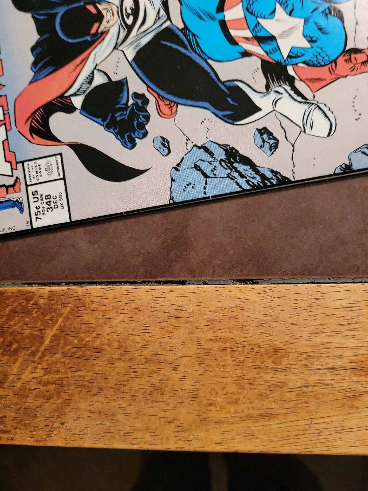 Captain America #348 1988 Flag Smasher John Walker Battlestar Fatws ...