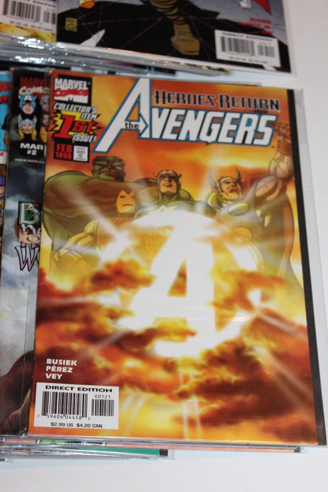 Complete Set Avengers 1-503 NM 1998 89 comics Thor Hulk Iron Man Busiek ...