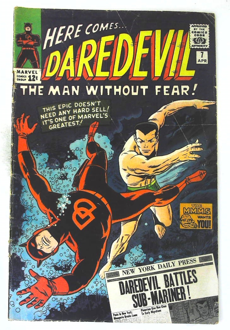 Daredevil (1964 series) #7, VG+ (Actual scan) | Comic Books - Silver ...