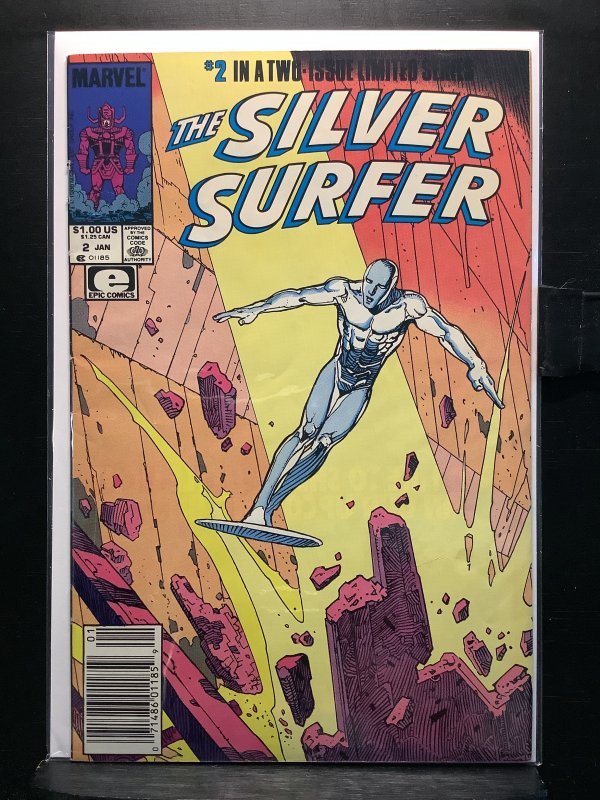 The Silver Surfer #2 Newsstand Edition (1989) | Comic Books - Copper ...