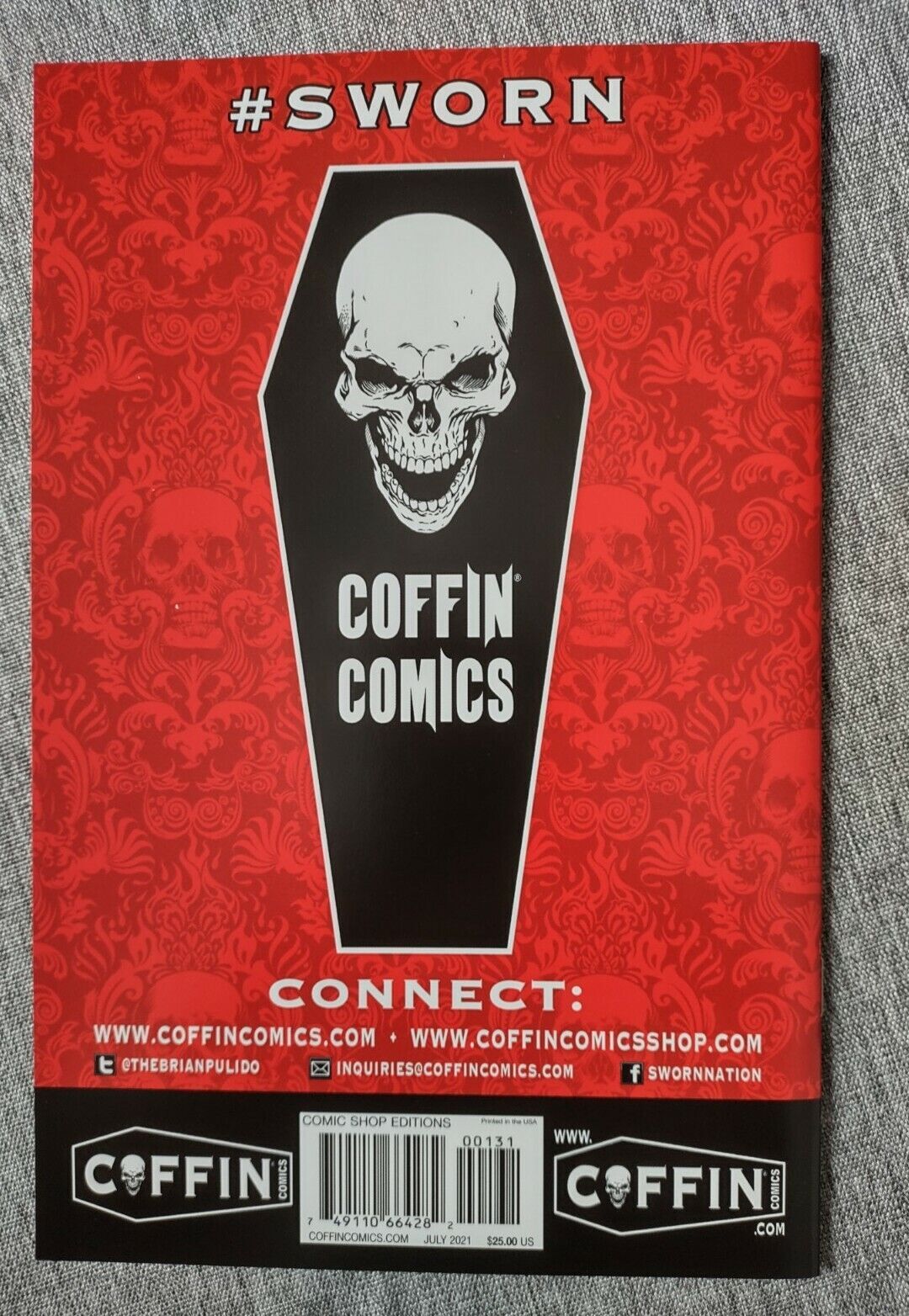 Lady Death Treacherous Infamy #1 Foil Edition NM Signed Pulido COA LTD ...