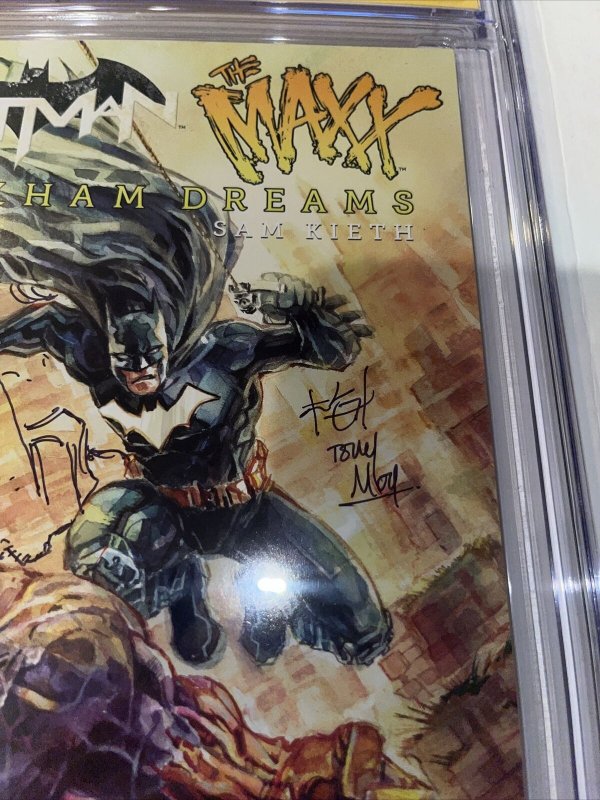 Batman Maxx Arkham Dreams (2018) # 1 (CGC 9.8 SS WP) Signed & Sketch by ...