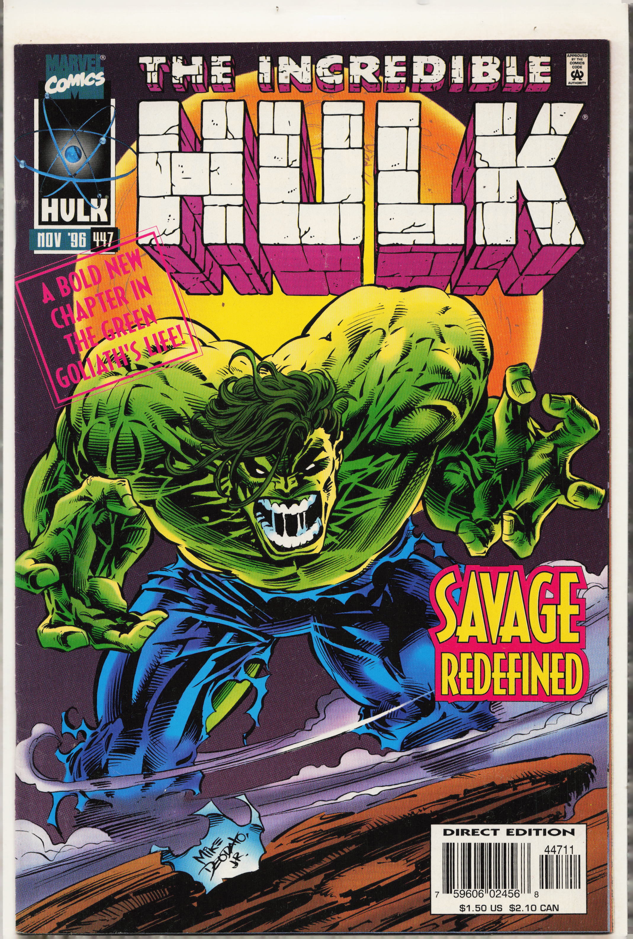 The Incredible Hulk #447 (1996) Hulk | Comic Books - Modern Age, Marvel ...