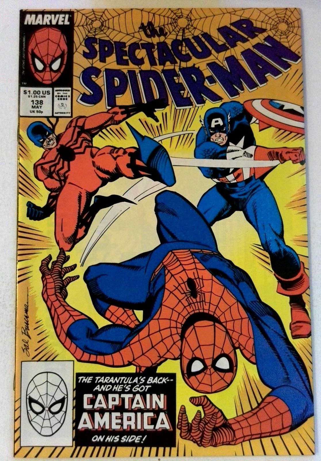 Spectacular Spider-Man #138 Marvel 1988 NM Copper Age Comic Book ...