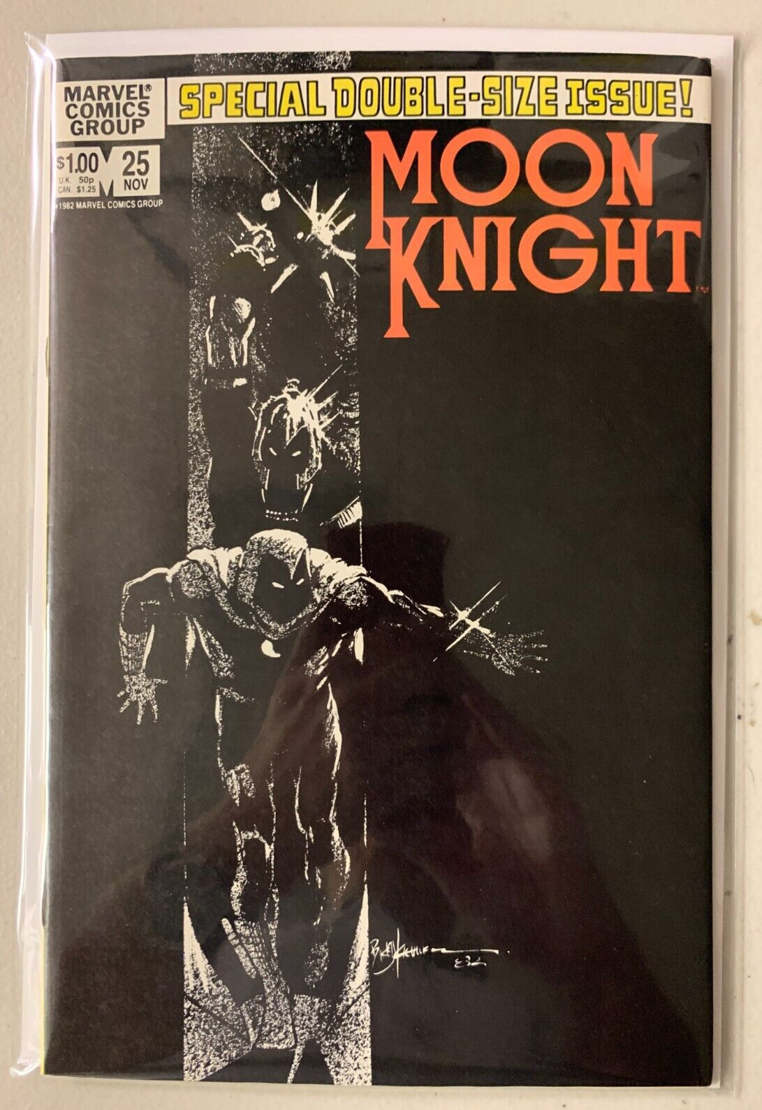 Moon Knight #25 Direct Marvel 1st Series (6.0 FN) Black Spectre (1982 ...