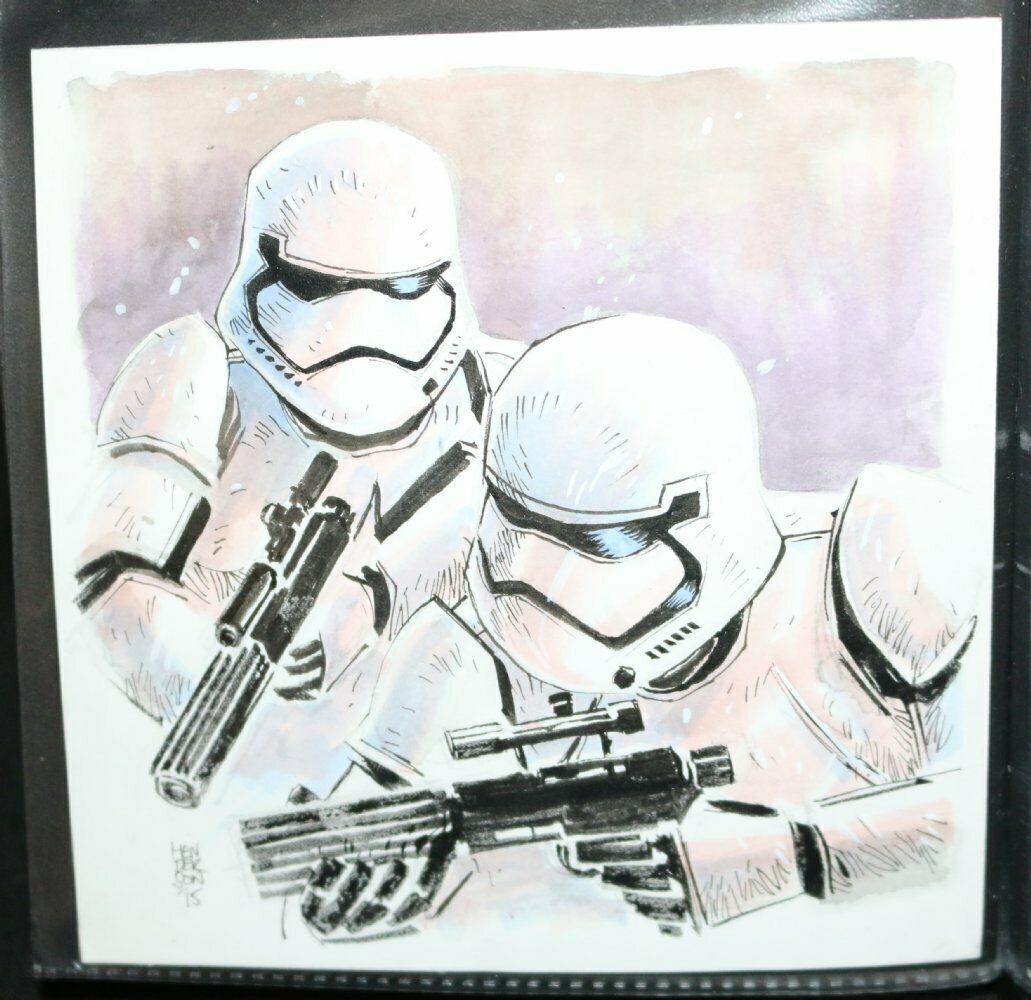 Deux Stormtroopers De Star Wars: The Force Réveil - Art Par Mike ...