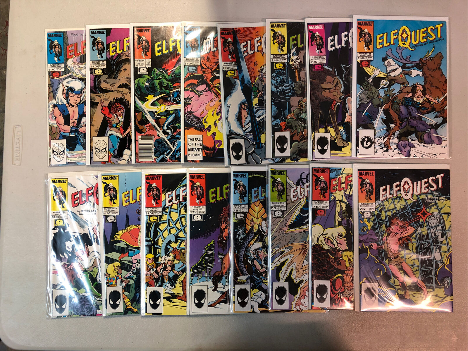 Elfquest (1985) #1-32 (VF/NM) Complete Set Run Marvel Epic Wendi Pini ...