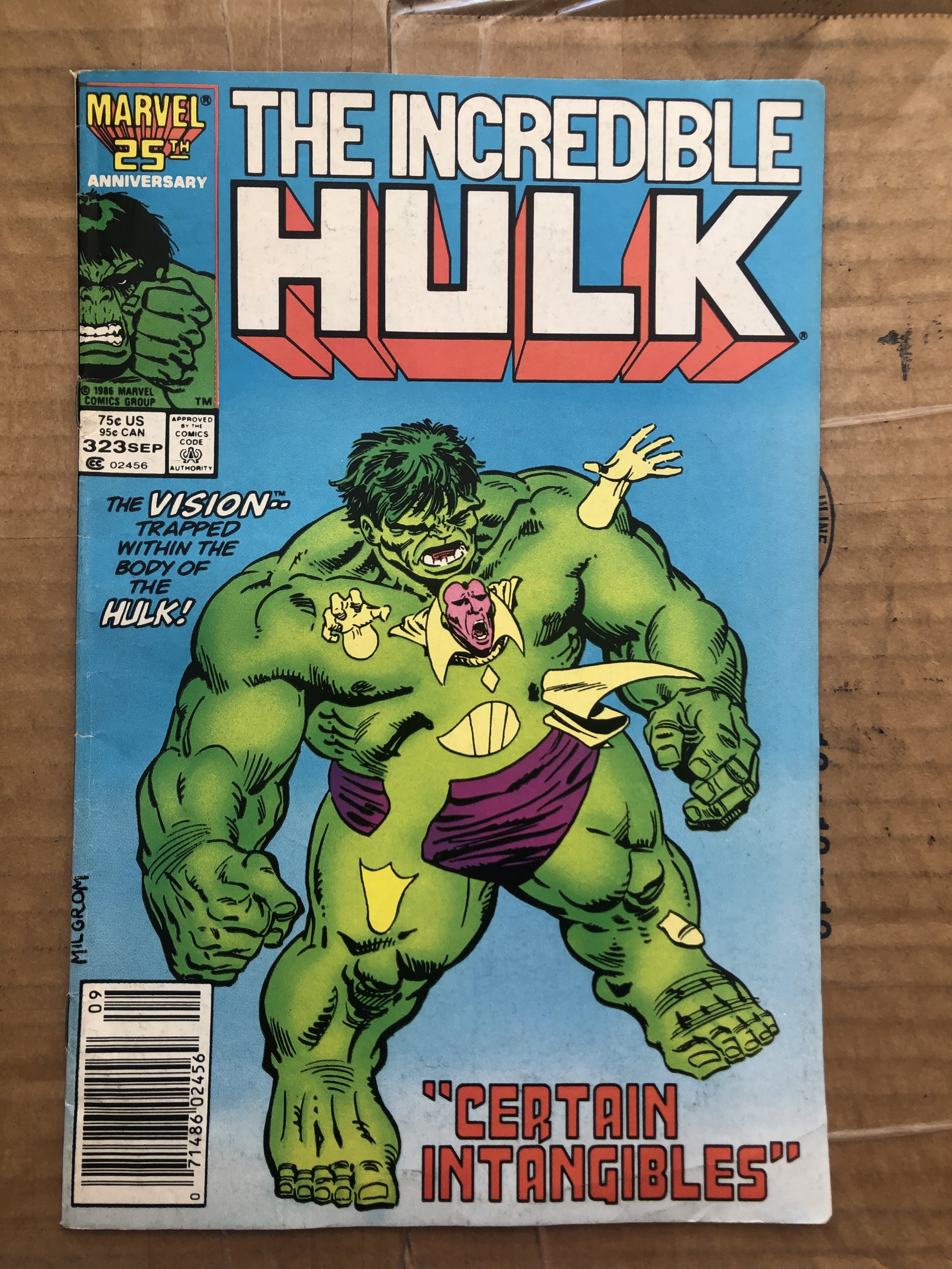 The Incredible Hulk #323 Newsstand Edition (1986) | Comic Books ...